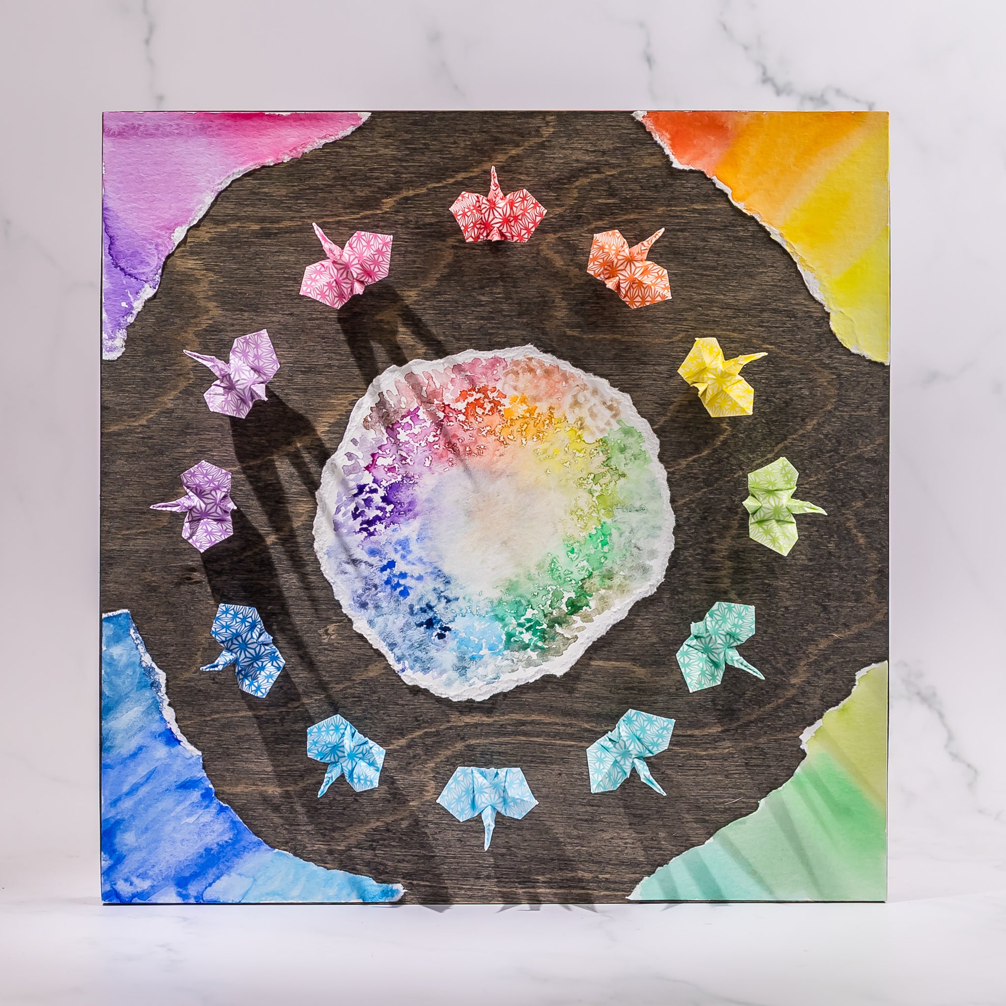 Origami Art - Crane-Bows | Paper Wall Art by LeeMo Designs